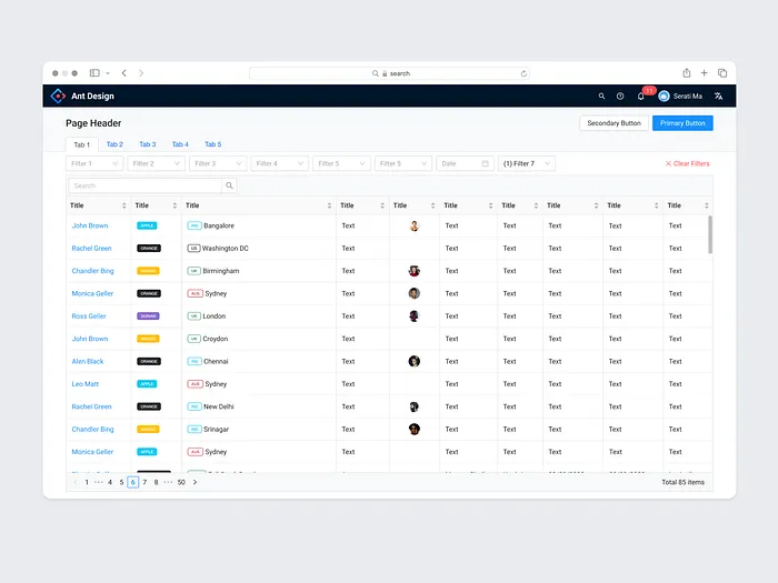 Browse thousands of Table Pagination images for design inspiration ...