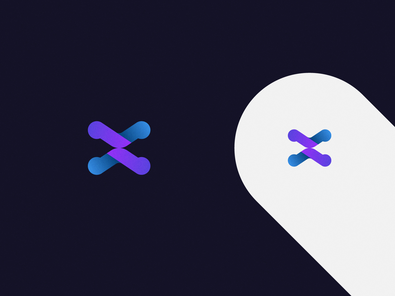 Modern X initial logo by Jubayer Mahabub on Dribbble