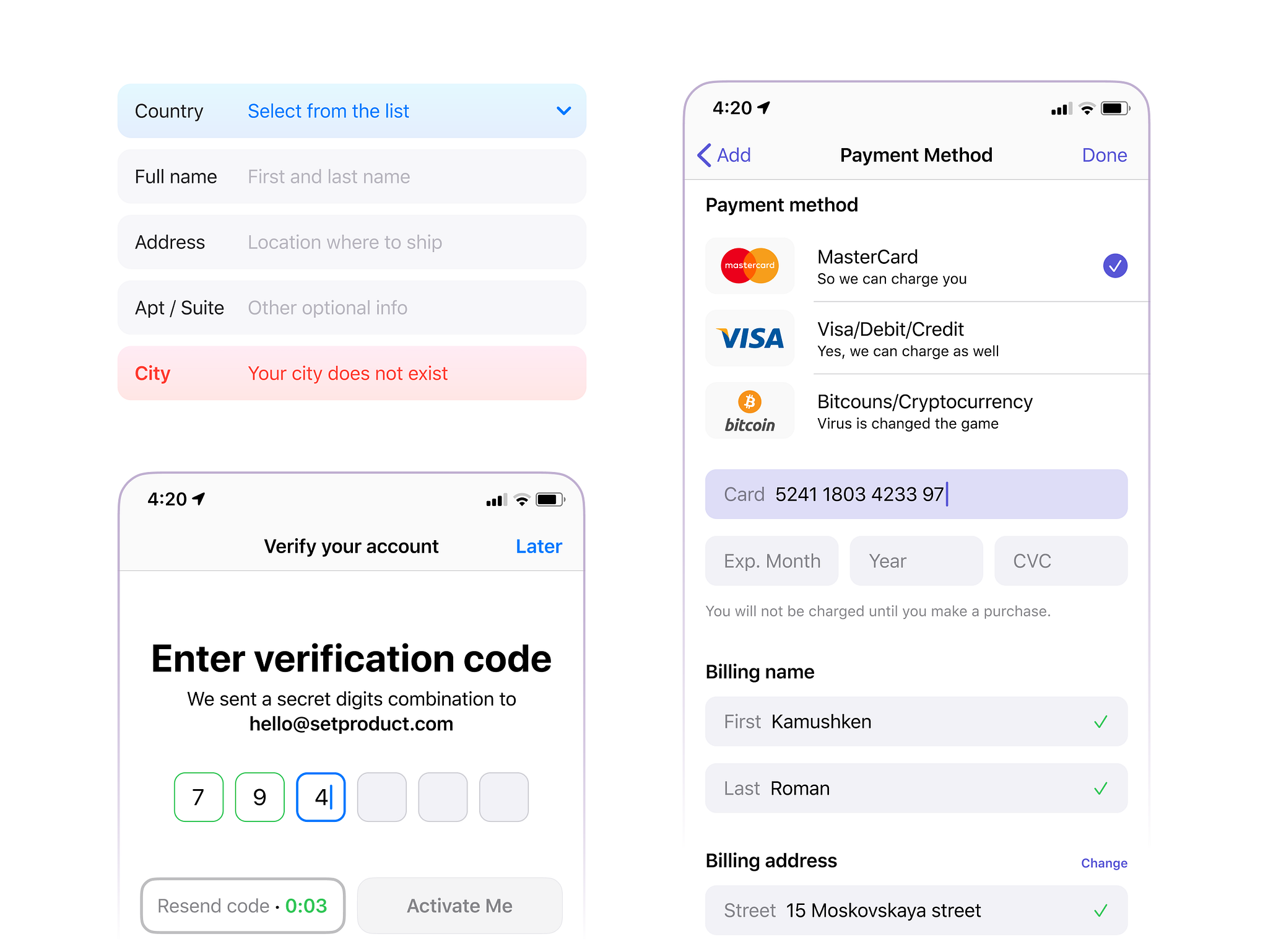 App Mobile Design Text Input Design And Ui Ux Tutorial By Roman Kamushken For Setproduct On