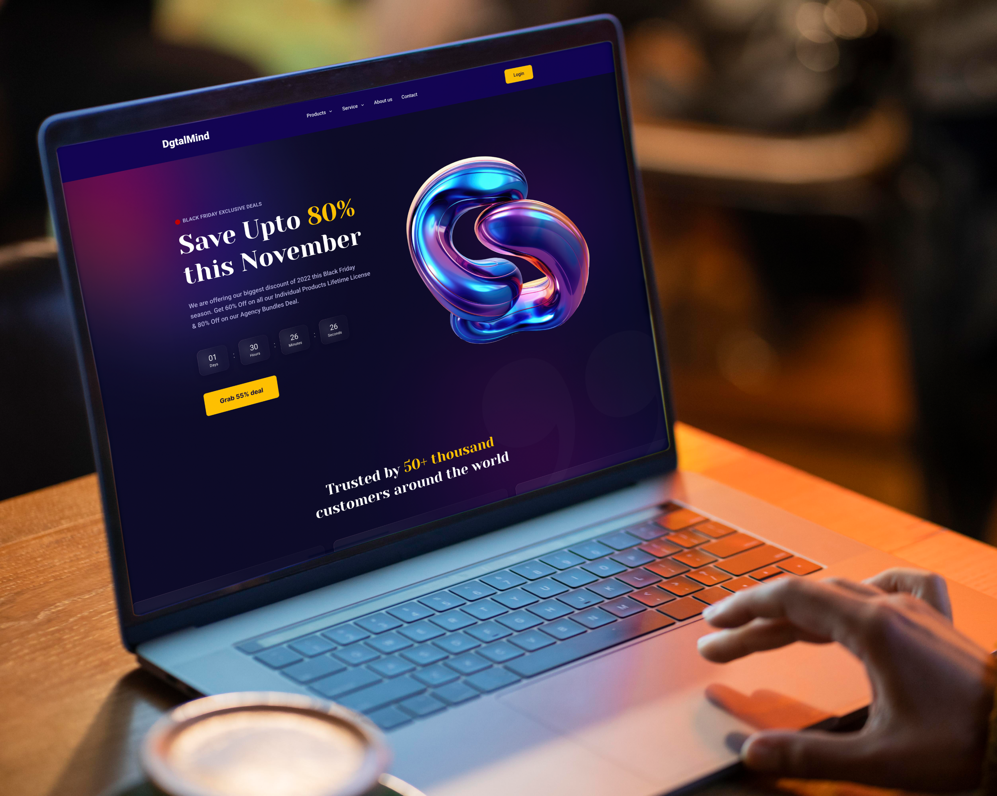 Black Friday - Landing page for a SaaS company by Akanda Hasan 👋 on Dribbble