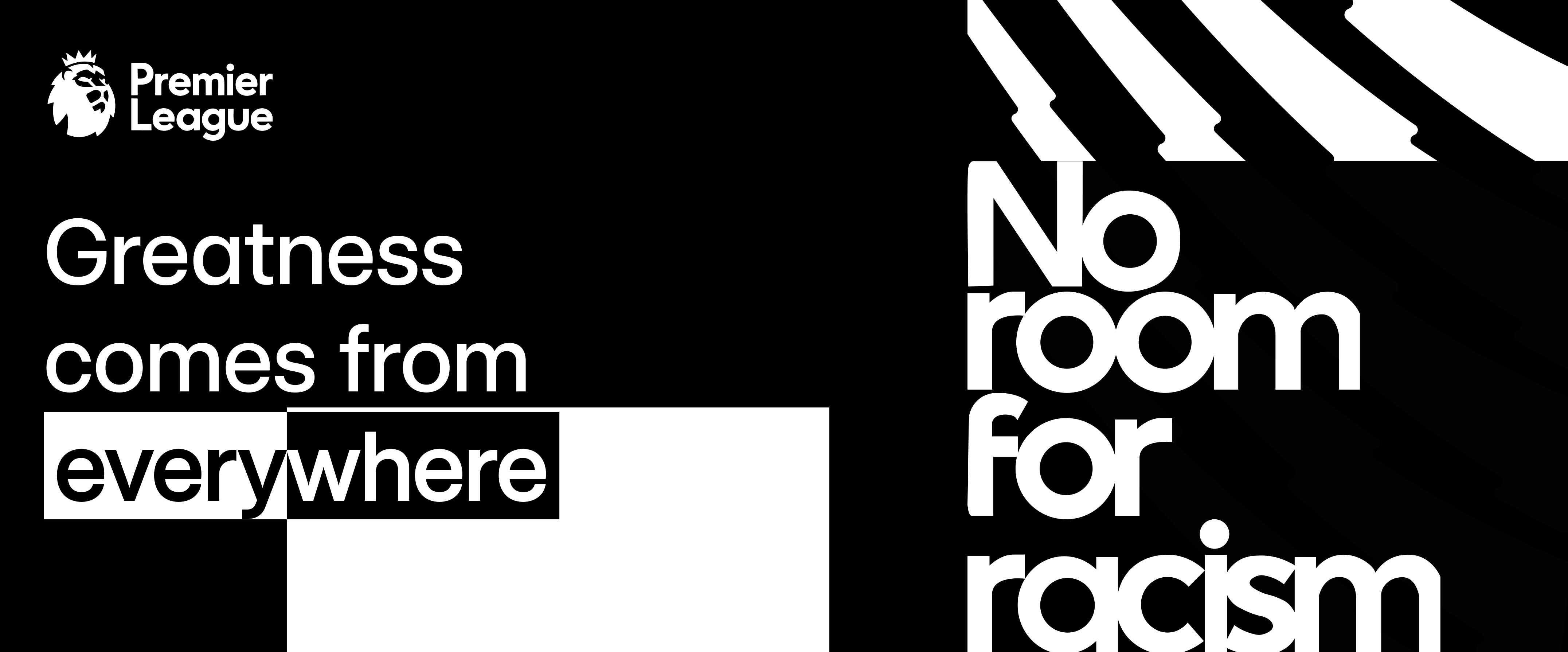 Premier League - "No room for racism" campaign poster by Catalyst Lab ...
