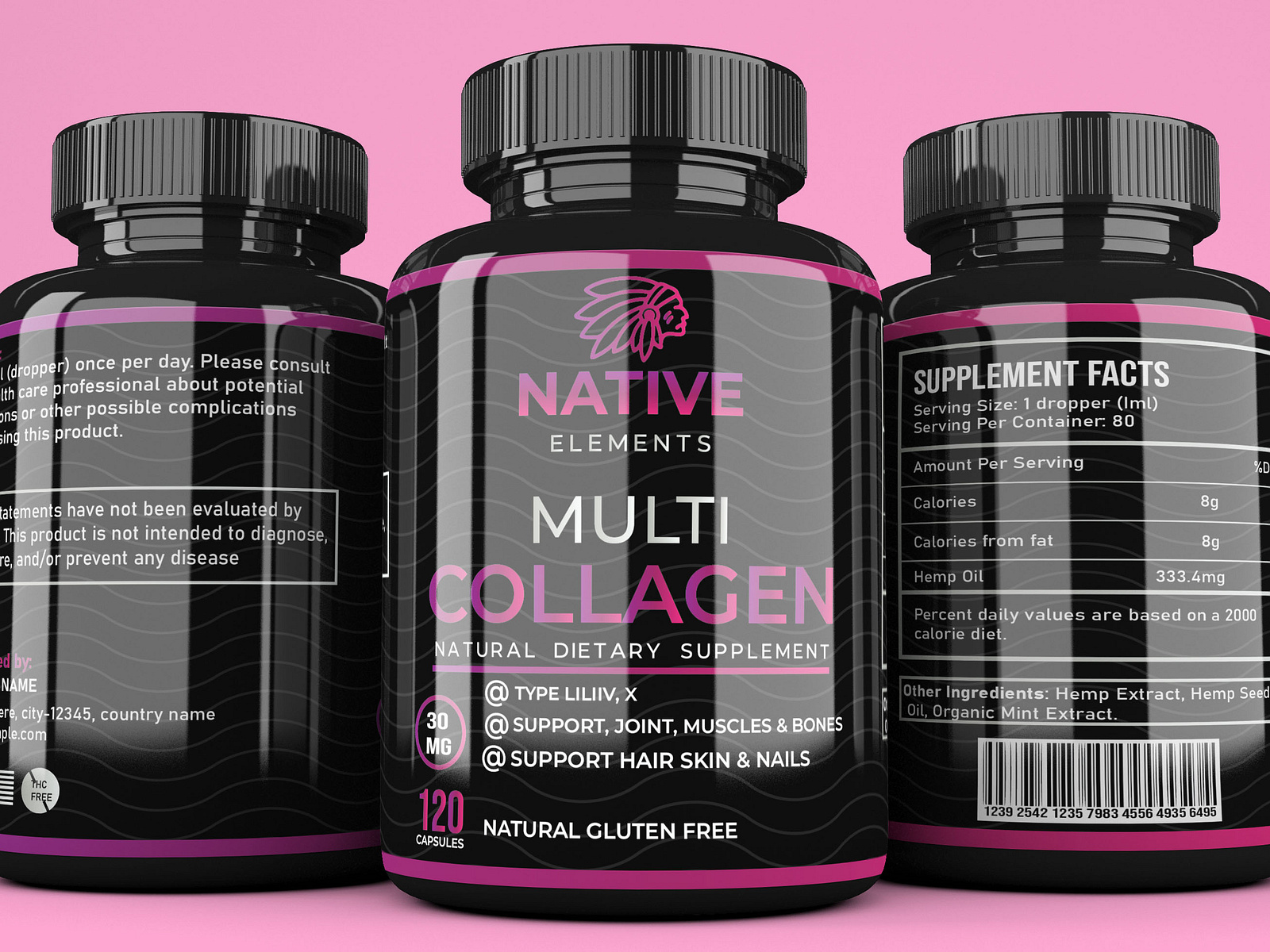Dietary Supplement Label Design by Md Ishaq Ali on Dribbble
