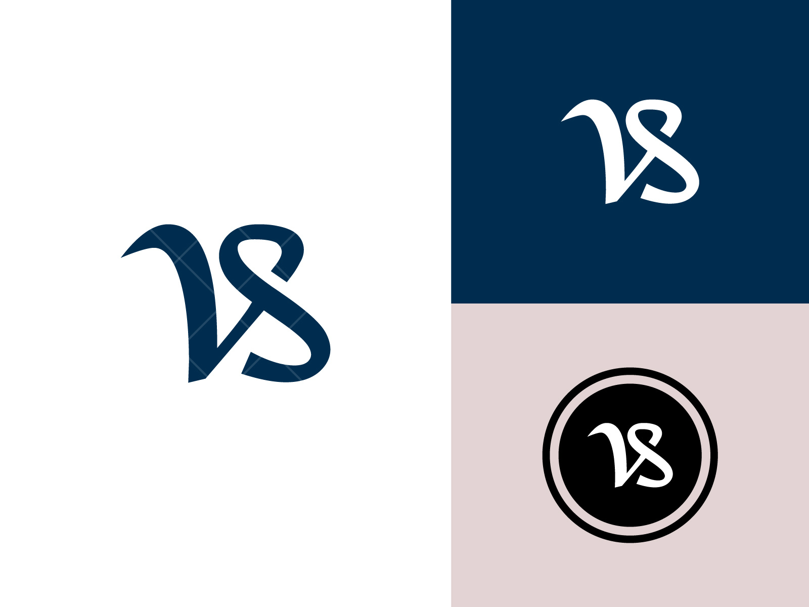 VS Monogram by Sabuj Ali on Dribbble