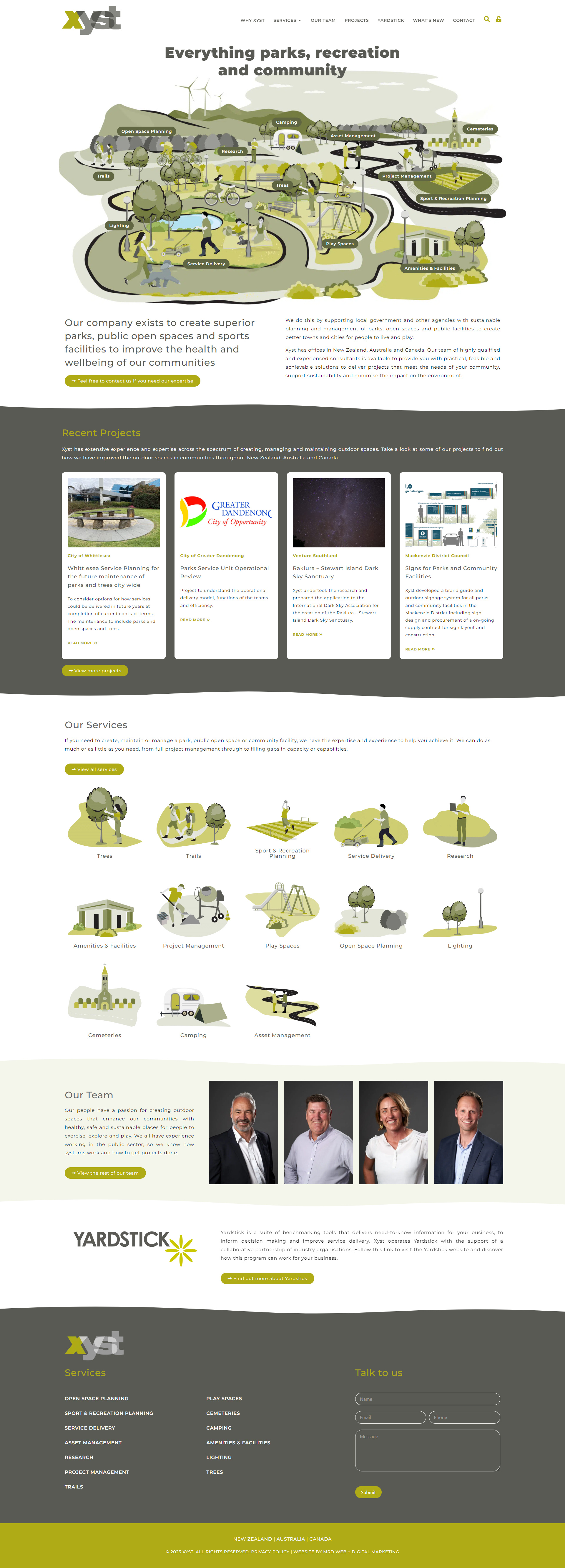 xyst.co.nz by Jeff Van de Laar on Dribbble