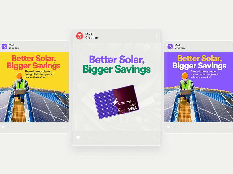 Solar Banner Ads by 3Mark Creation | Ready to shine a light on your ...