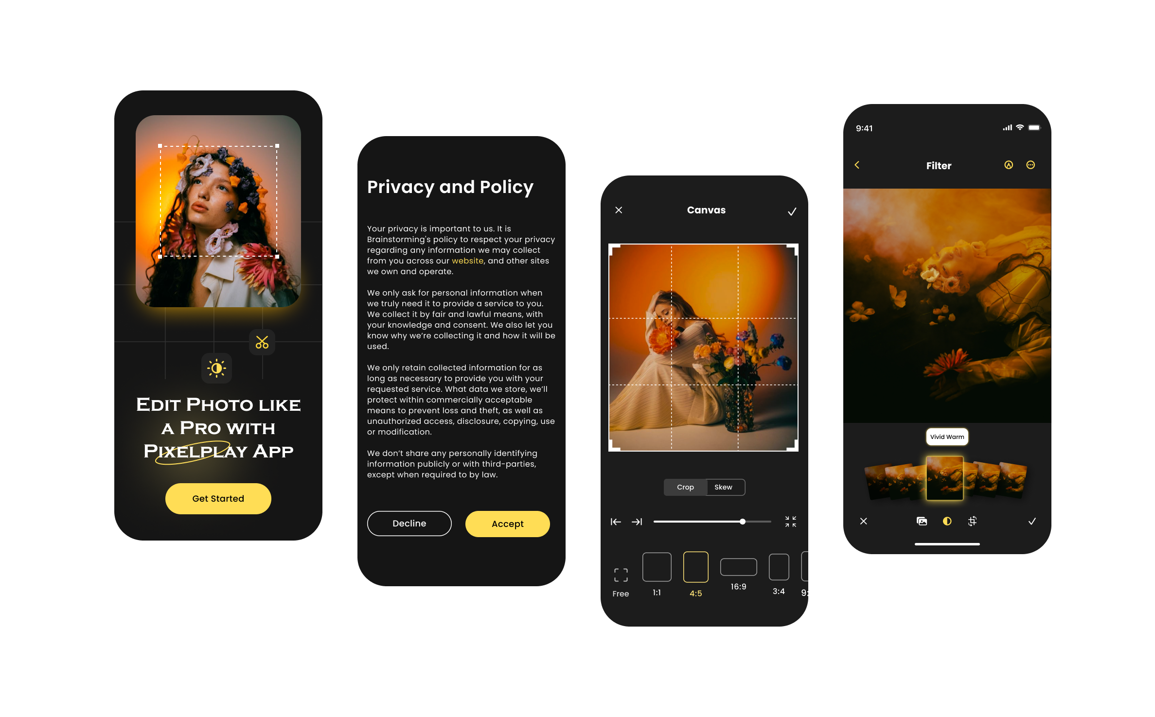Photo Editing App UI Design by Aiman Zubair on Dribbble