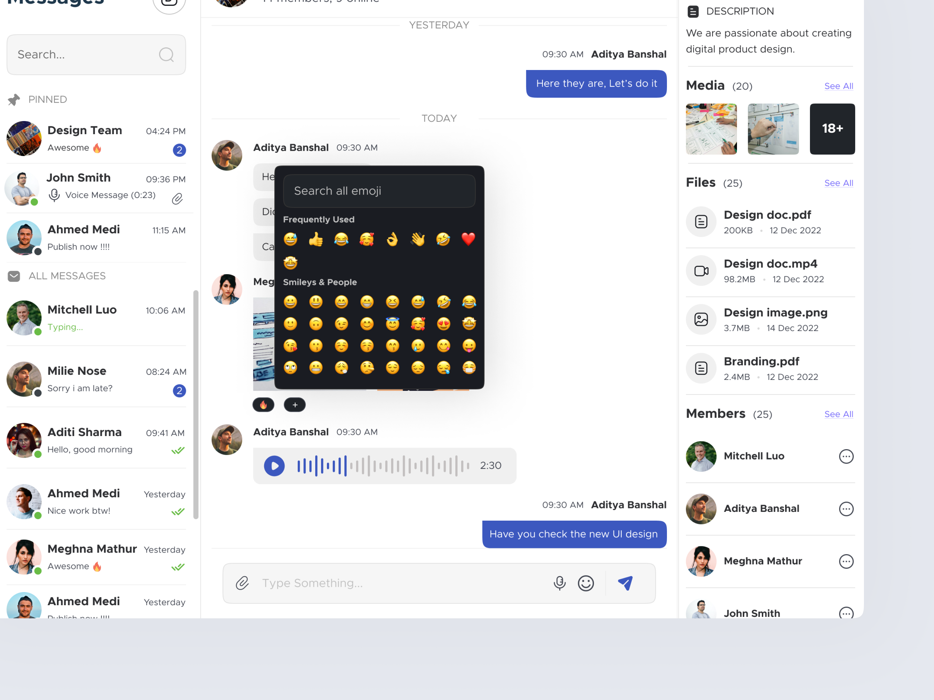 Dash - Messages UI design by DesiznLab Studio on Dribbble