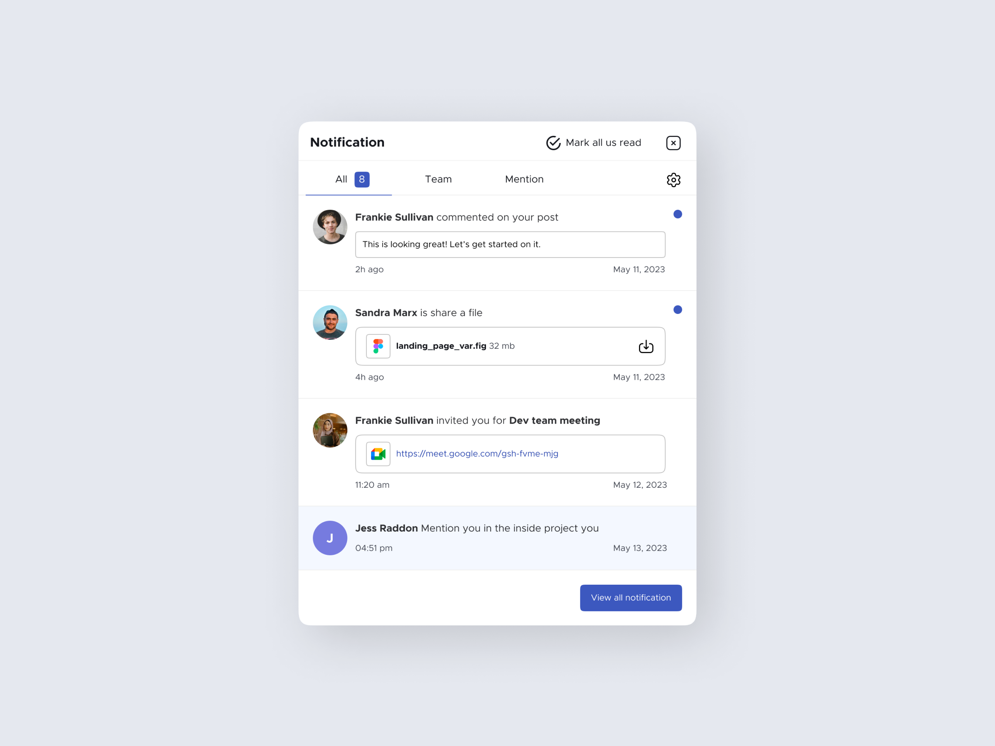 Notifications - Design System by DesiznLab Studio on Dribbble
