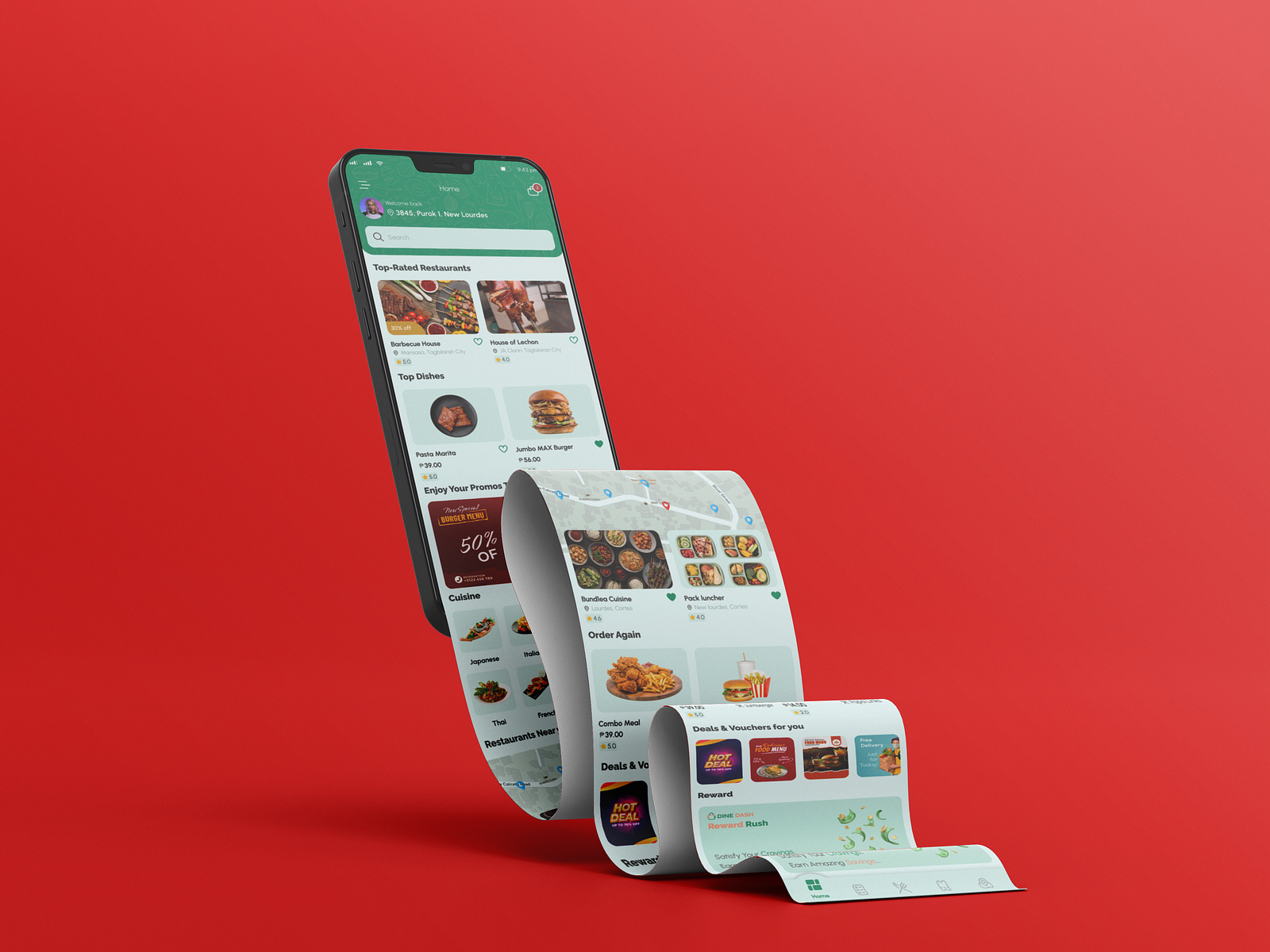 Dine Dash Landing By John Warren Bagcat On Dribbble dine-dash-landing-by-john-warren-bagcat-on-dribbble