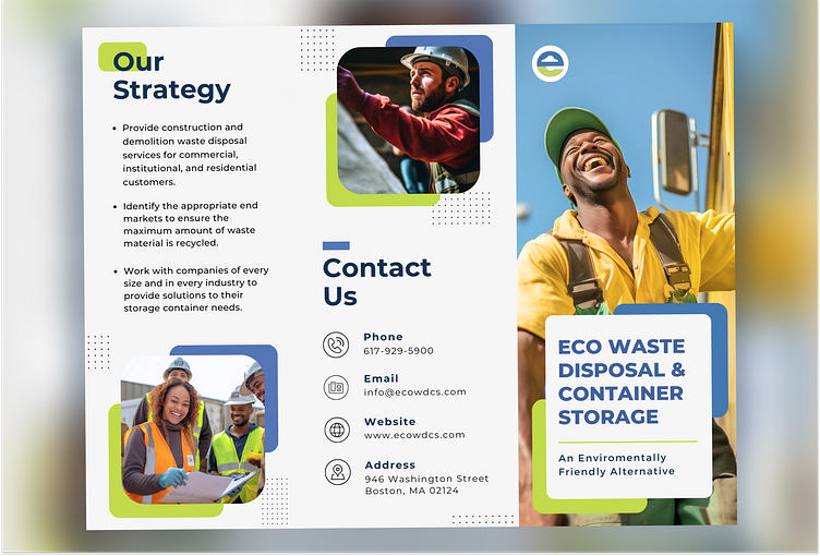 ECO Waste Disposal: Flyer and Brand Identity Design by Ivcel Ramos on ...