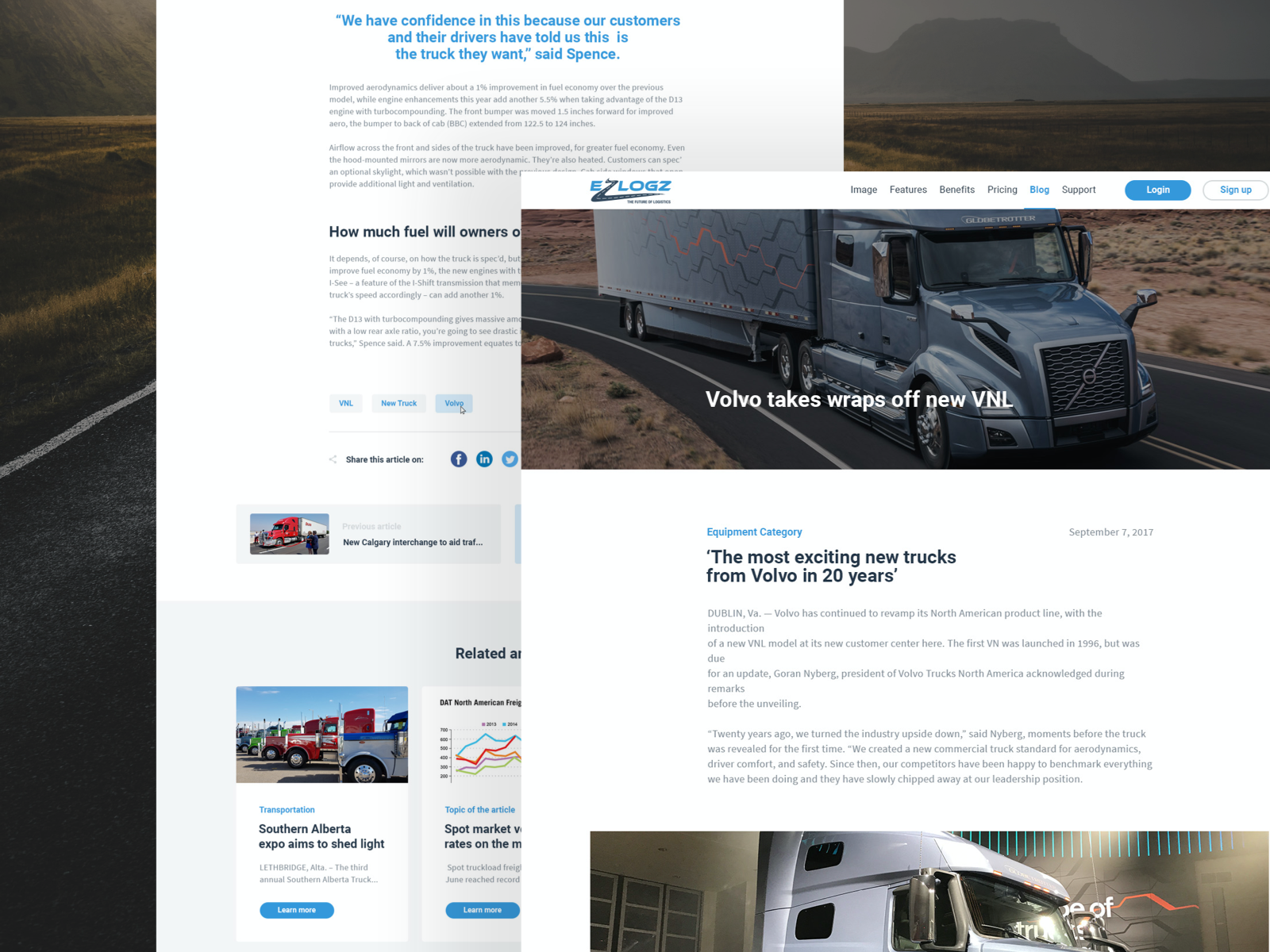 UI / Blog page by Dana Markova on Dribbble