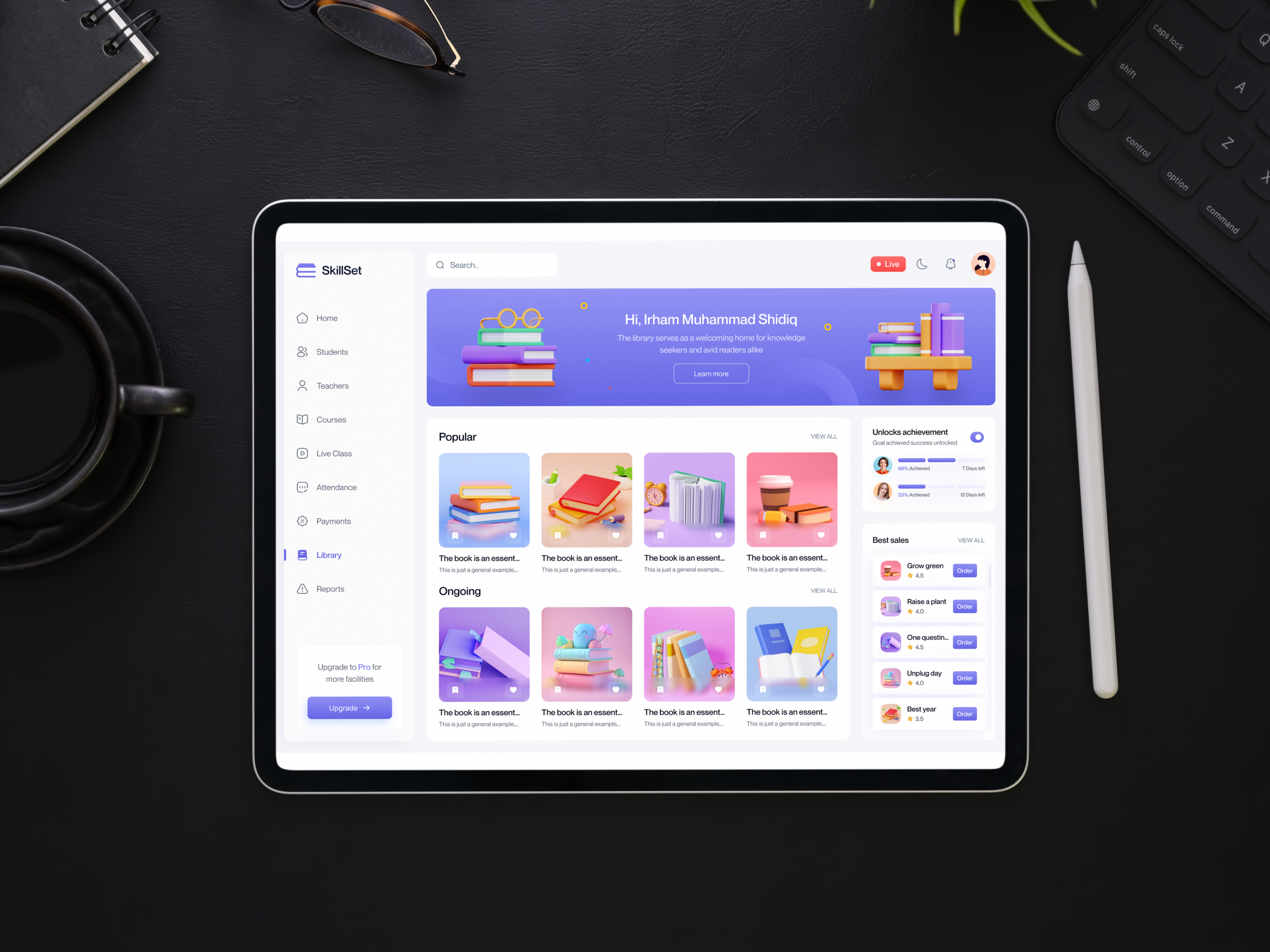 Online Course Library Page By Mehedi Shafayet вљўпёџ On Dribbble