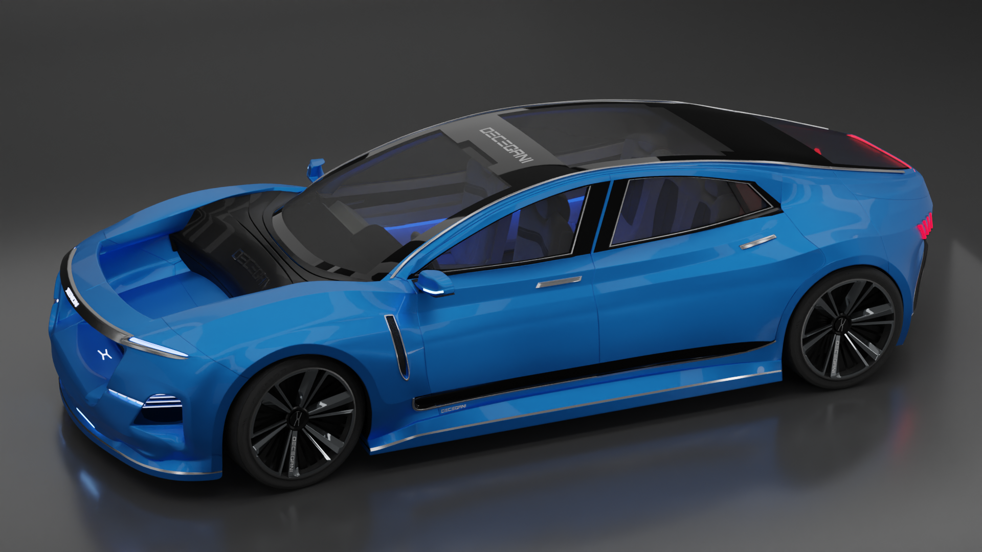 Car design in Blender 3d: Decegani Xenon by Decegani on Dribbble