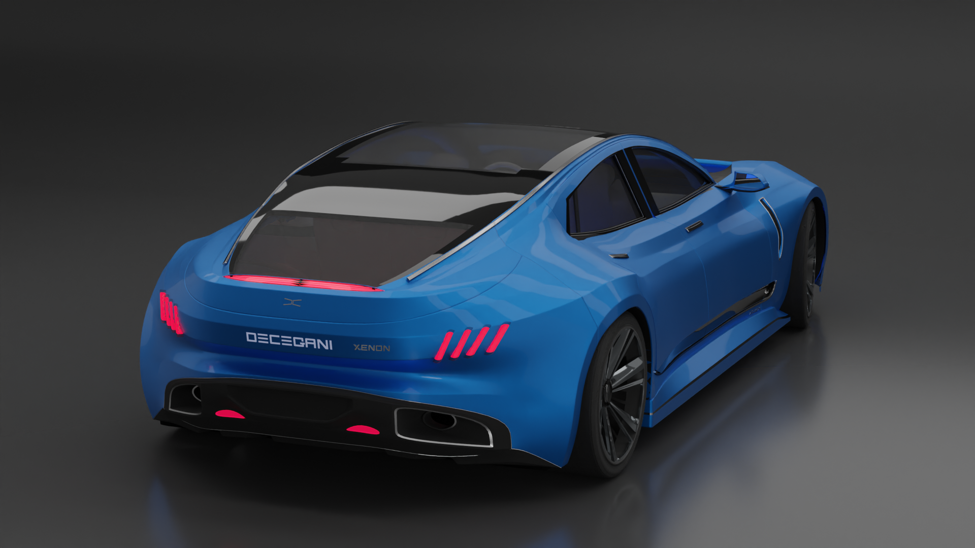 Car design in Blender 3d: Decegani Xenon by Decegani on Dribbble