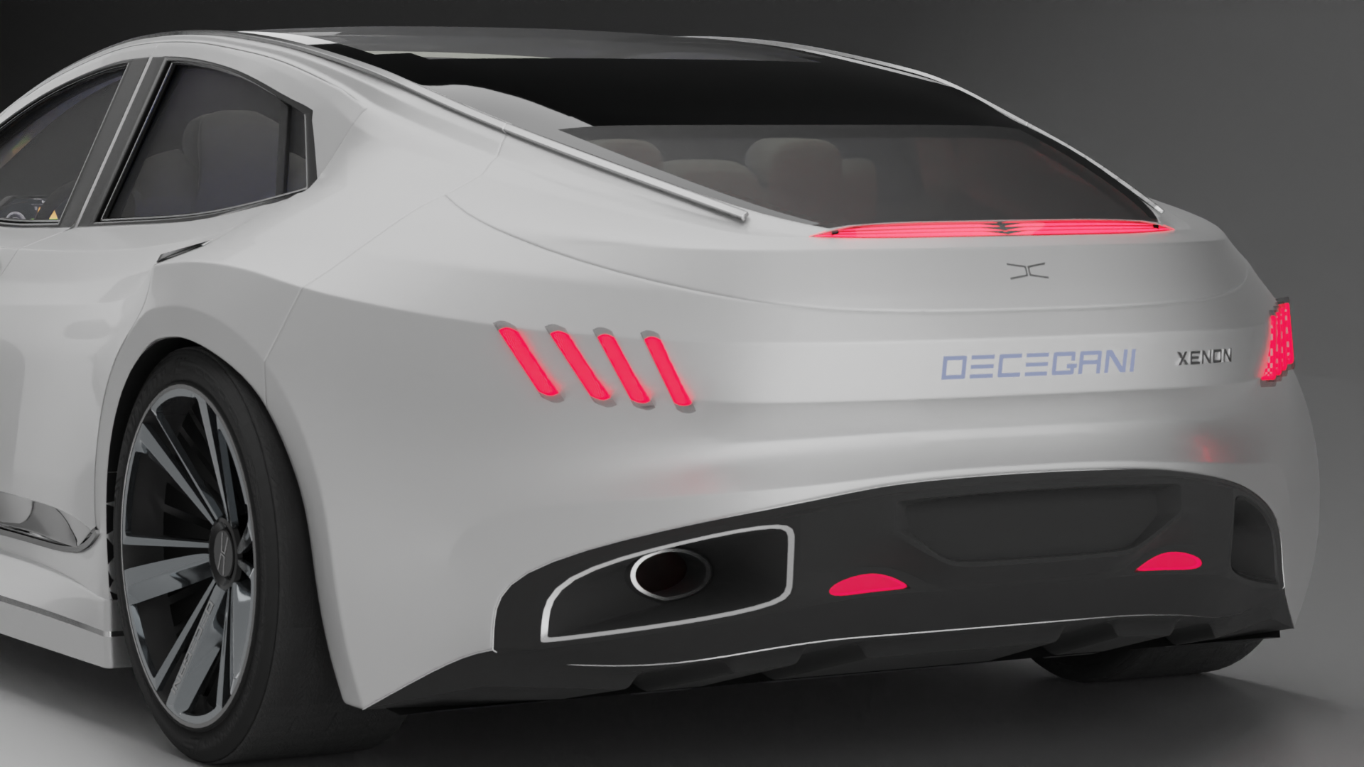 Car design in Blender 3d: Decegani Xenon by Decegani on Dribbble