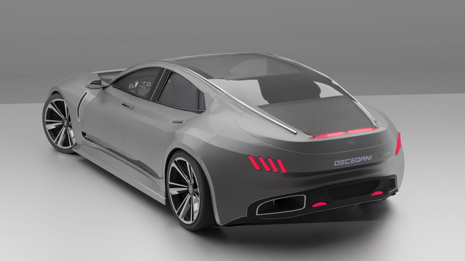 Car design in Blender 3d: Decegani Xenon by Decegani on Dribbble
