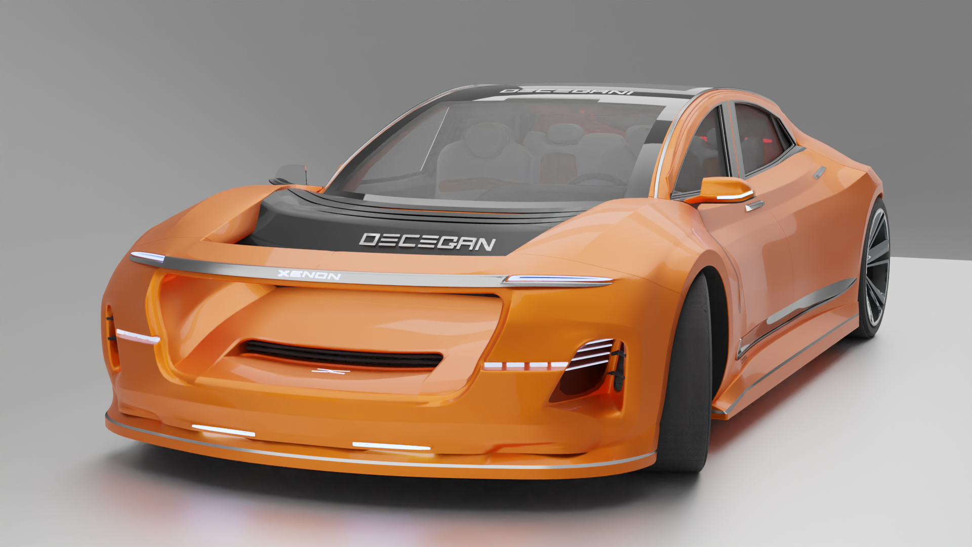 Car design in Blender 3d: Decegani Xenon by Decegani on Dribbble