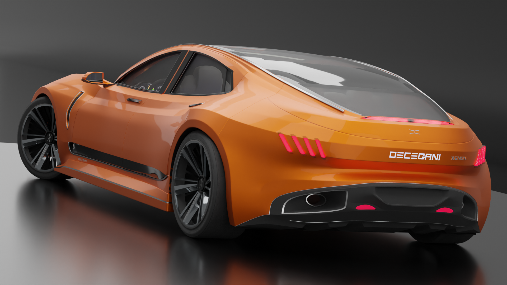 Car design in Blender 3d: Decegani Xenon by Decegani on Dribbble