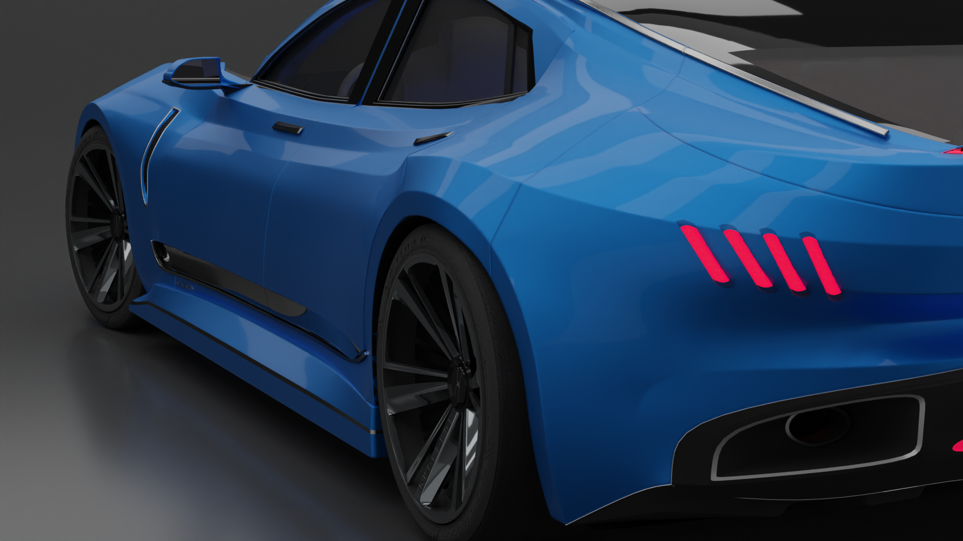 Car design in Blender 3d: Decegani Xenon by Decegani on Dribbble