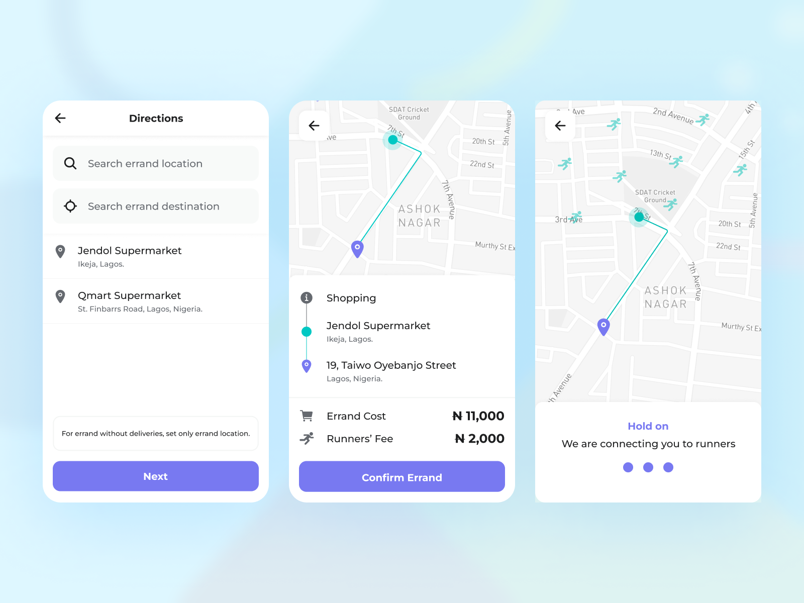 Run Em - Errand Running App by Taiwo Olasunkanmi Samuel on Dribbble