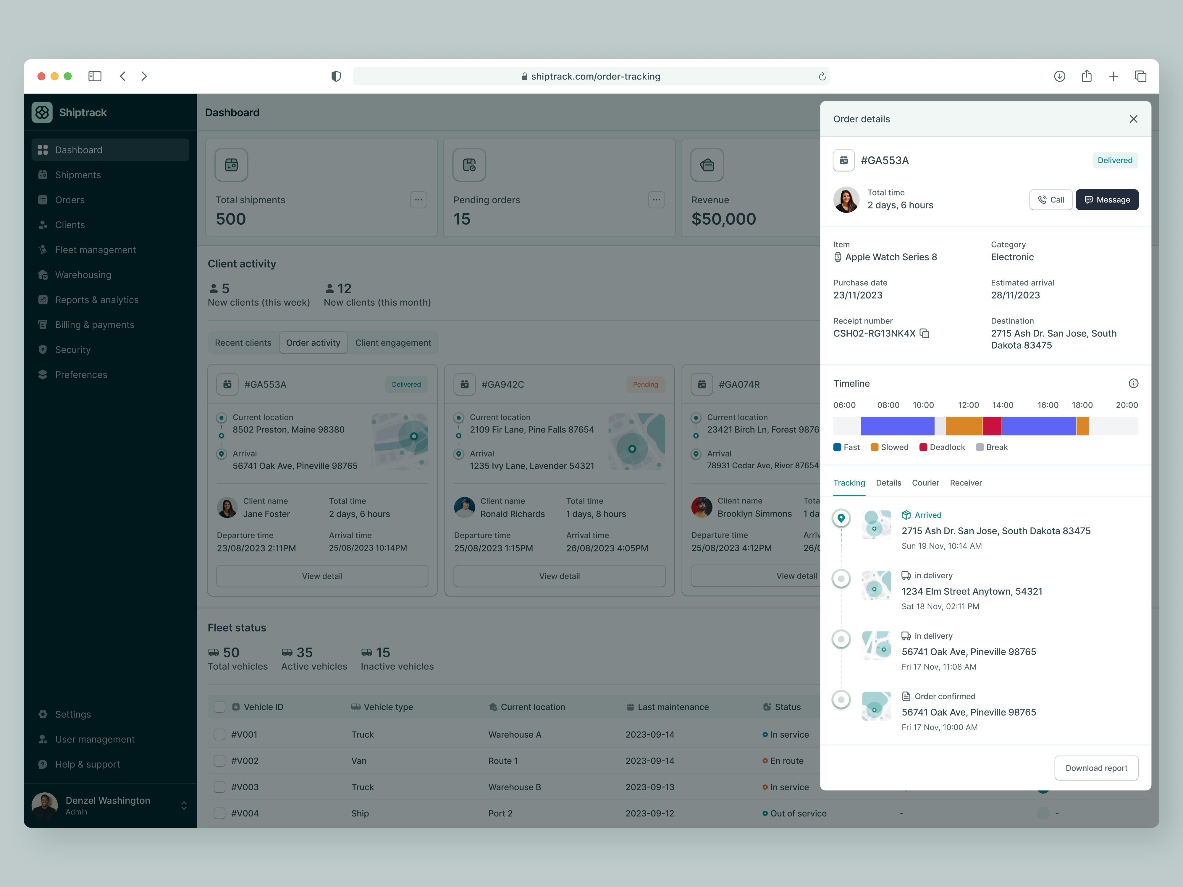 Shiptrack: Order Tracking Sheet Shipment Tracking Web app Saas by ...