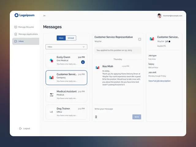 Message UI designs, themes, templates and downloadable graphic elements ...