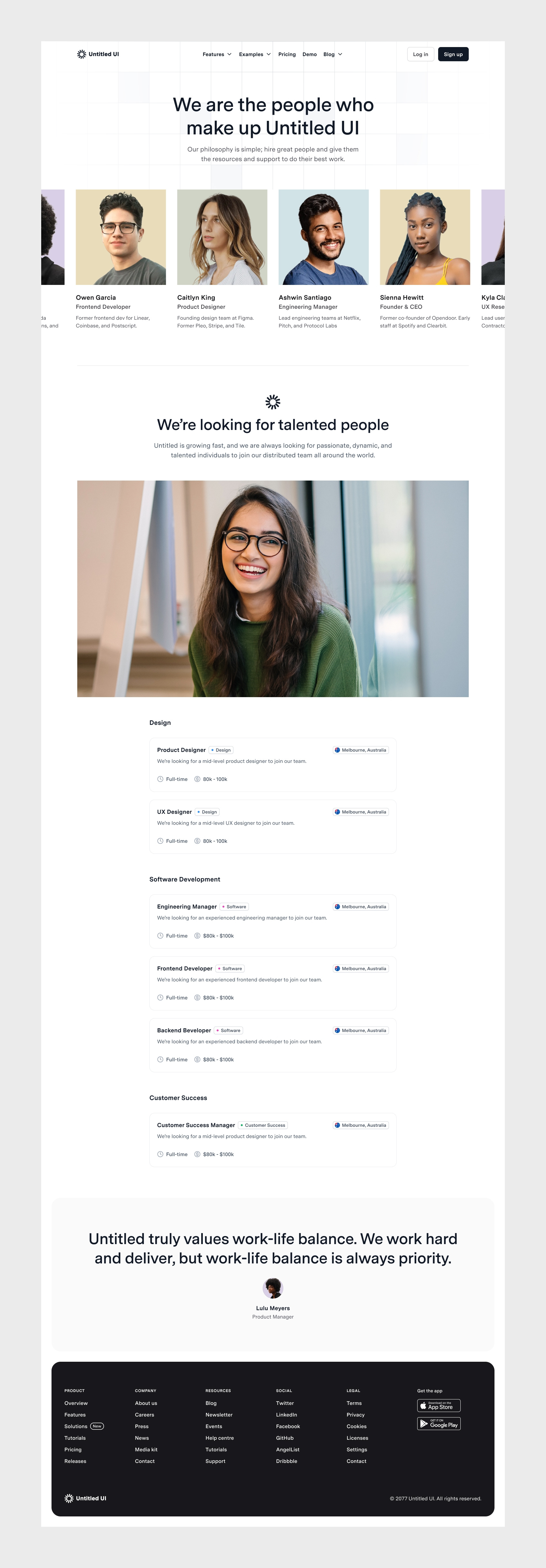 Our team — Untitled UI by Jordan Hughes® on Dribbble
