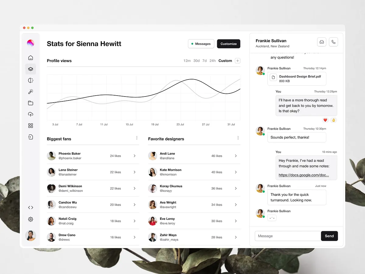 Browse thousands of Profile Stats UI images for design inspiration ...