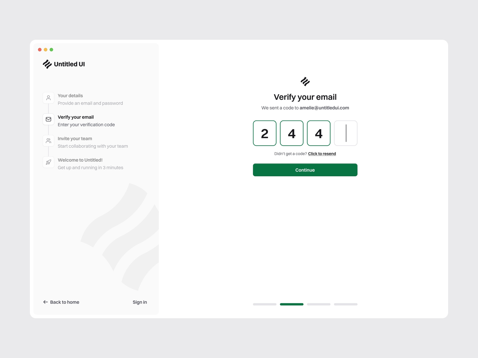 Onboarding steps — Untitled UI by Jordan Hughes® on Dribbble