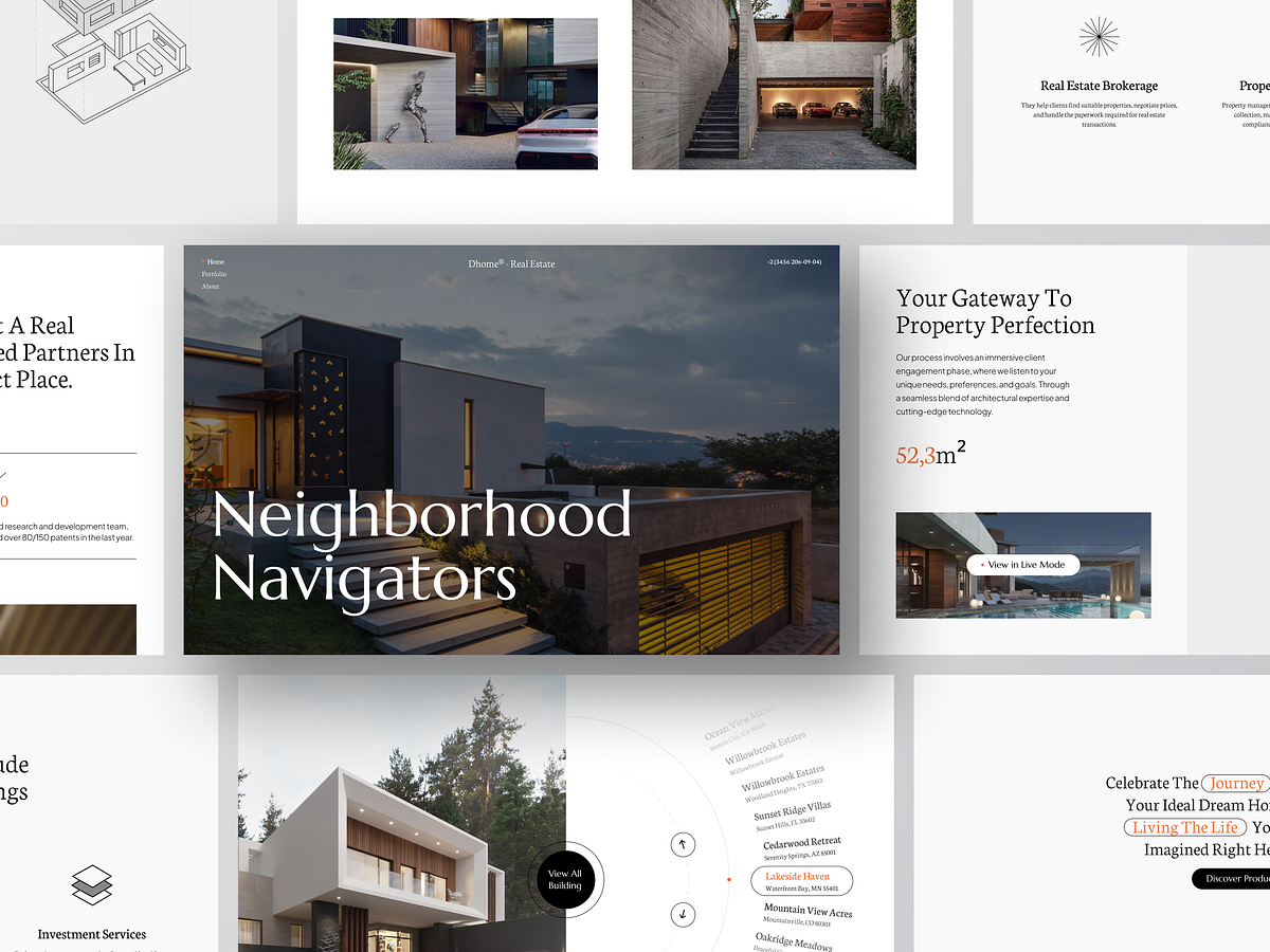 Real Estate Website designs, themes, templates and downloadable graphic ...