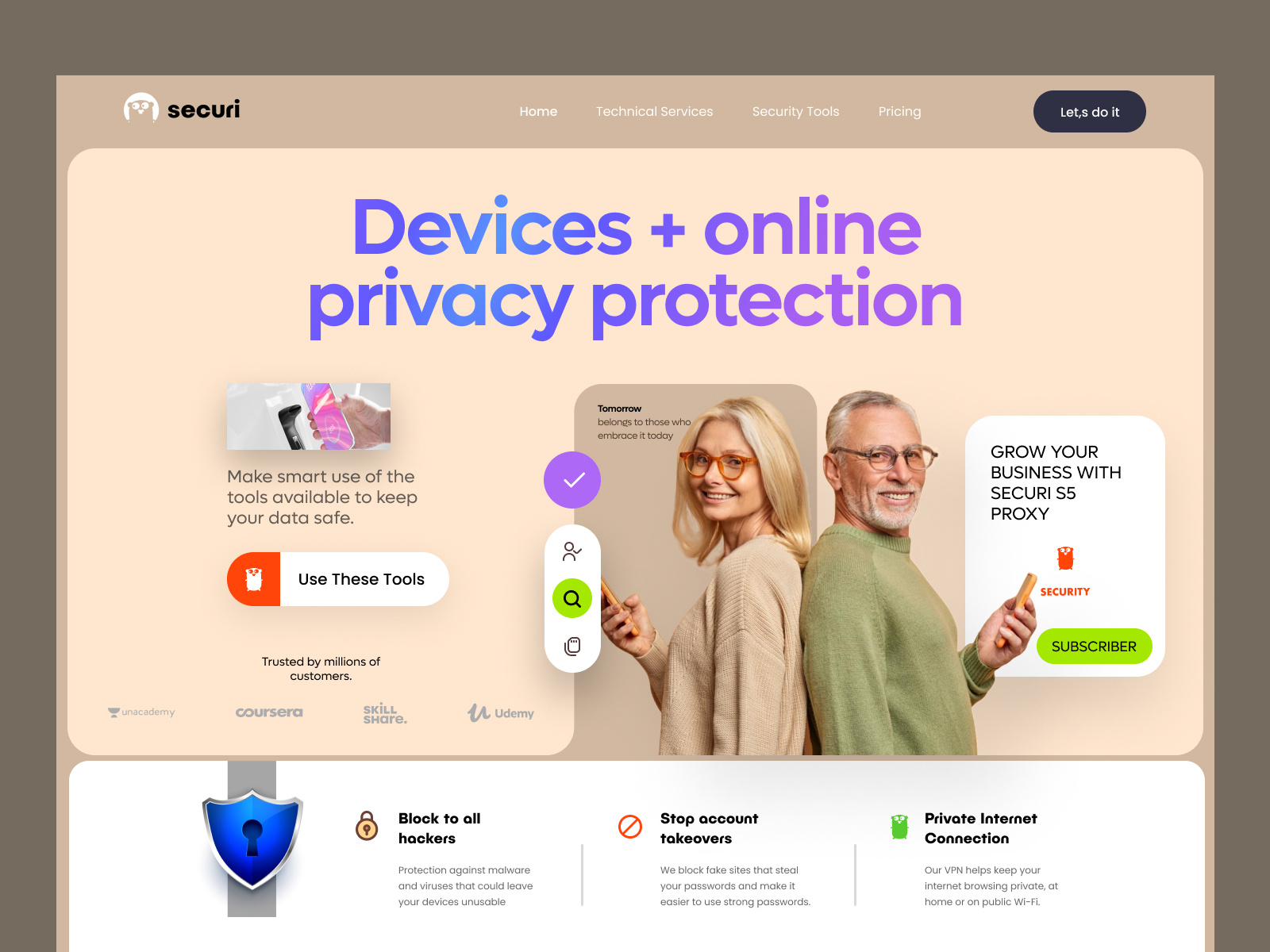 VPN Website Design by Masud Rana on Dribbble