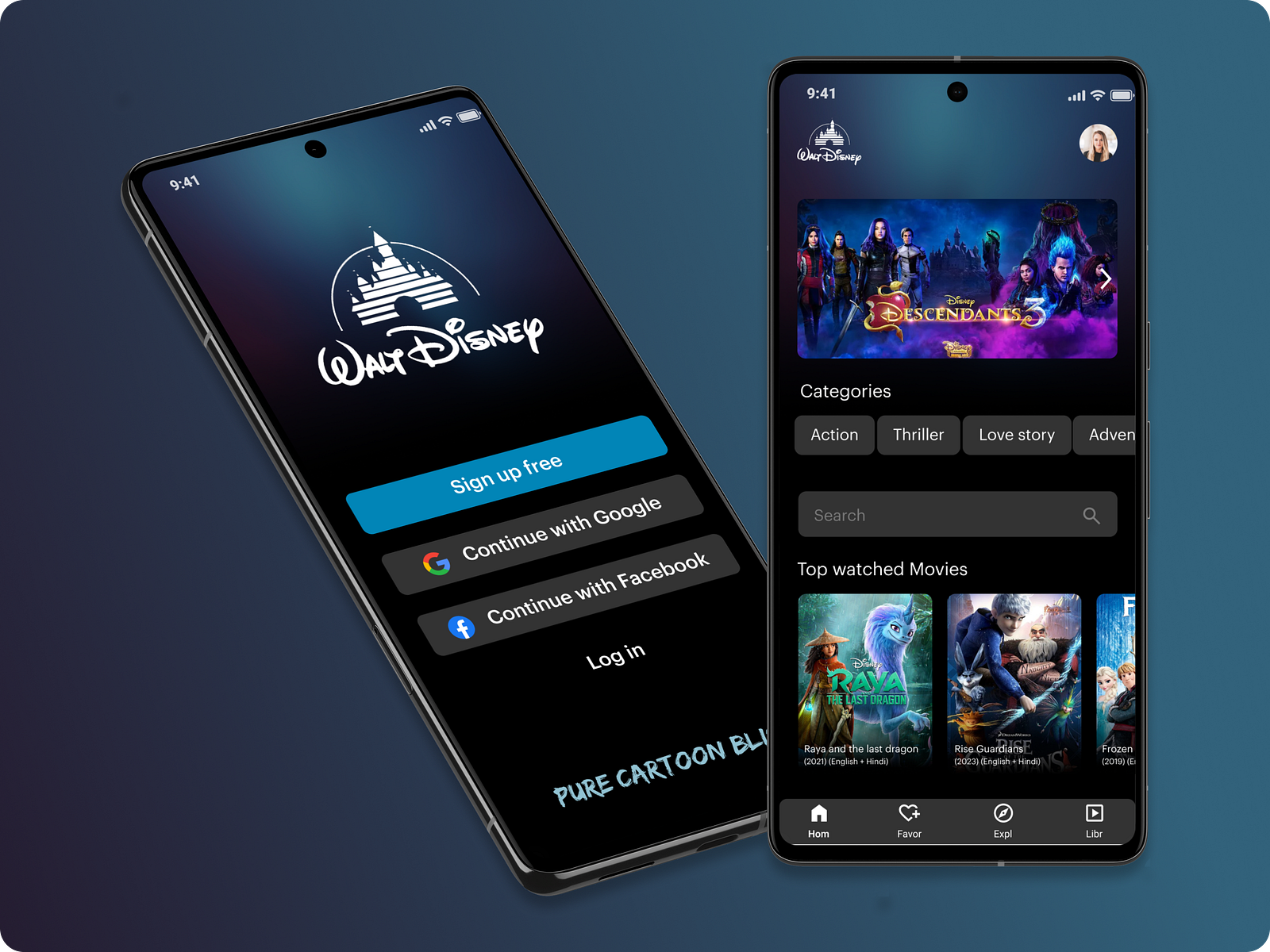 Enhanced Entertainment App UI/UX Design by Nahida Sultana on Dribbble
