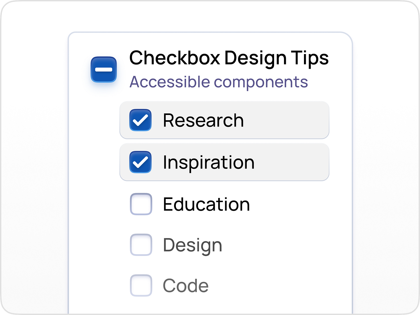 Checkbox Ui Design Best Practices For Enhancing User Engagement By Roman Kamushken For 7526