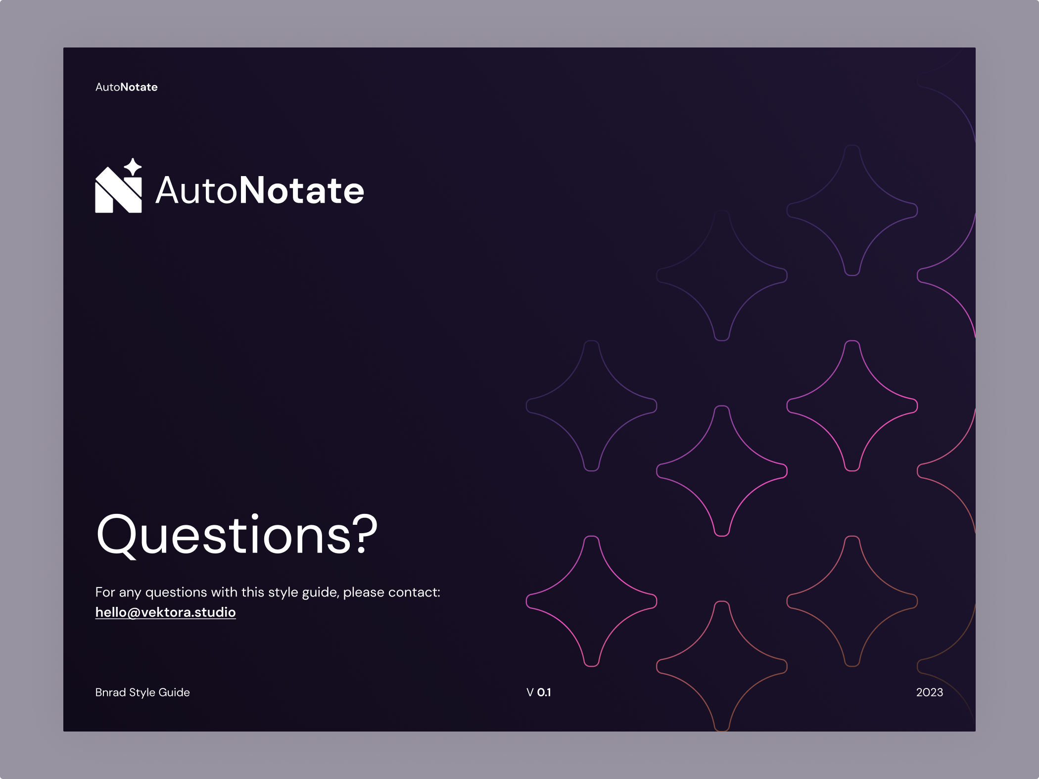 AutoNotate - AI-Generated Interview Notes - Brand Guidelines by Vektora ...
