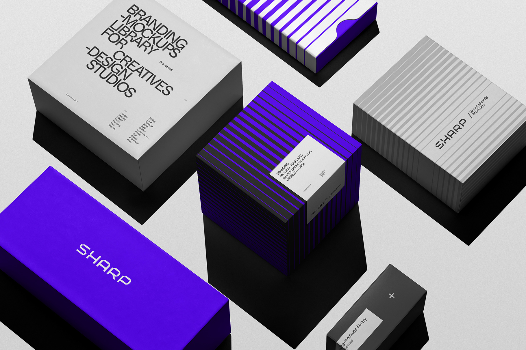 Sharp / Branding Mockups Kit by Mockup Cloud on Dribbble