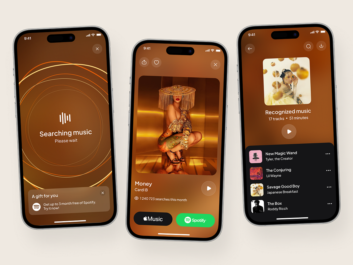 Music App Design Concept By Dmitry Lauretsky For Ronas It Ui Ux Team