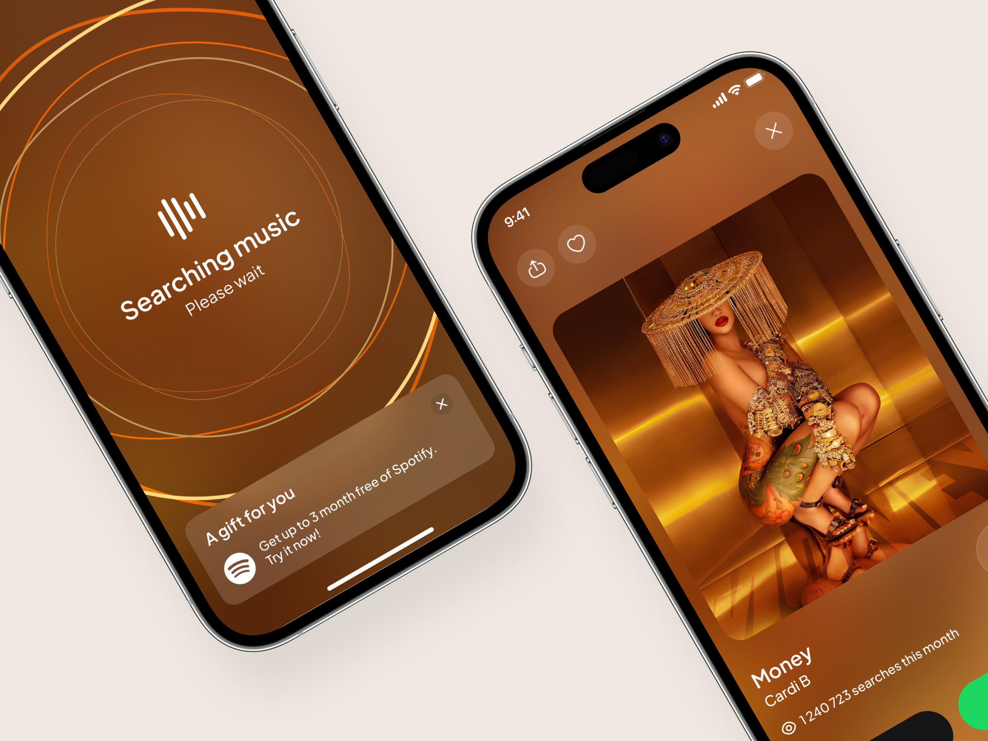 Music App Design Concept by Dmitry Lauretsky for Ronas IT | UI/UX Team ...