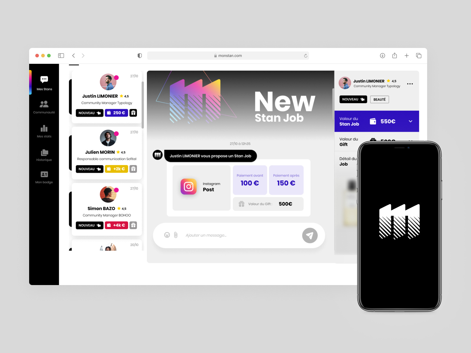 UX / UI design - Web app by Laëtitia Roux on Dribbble