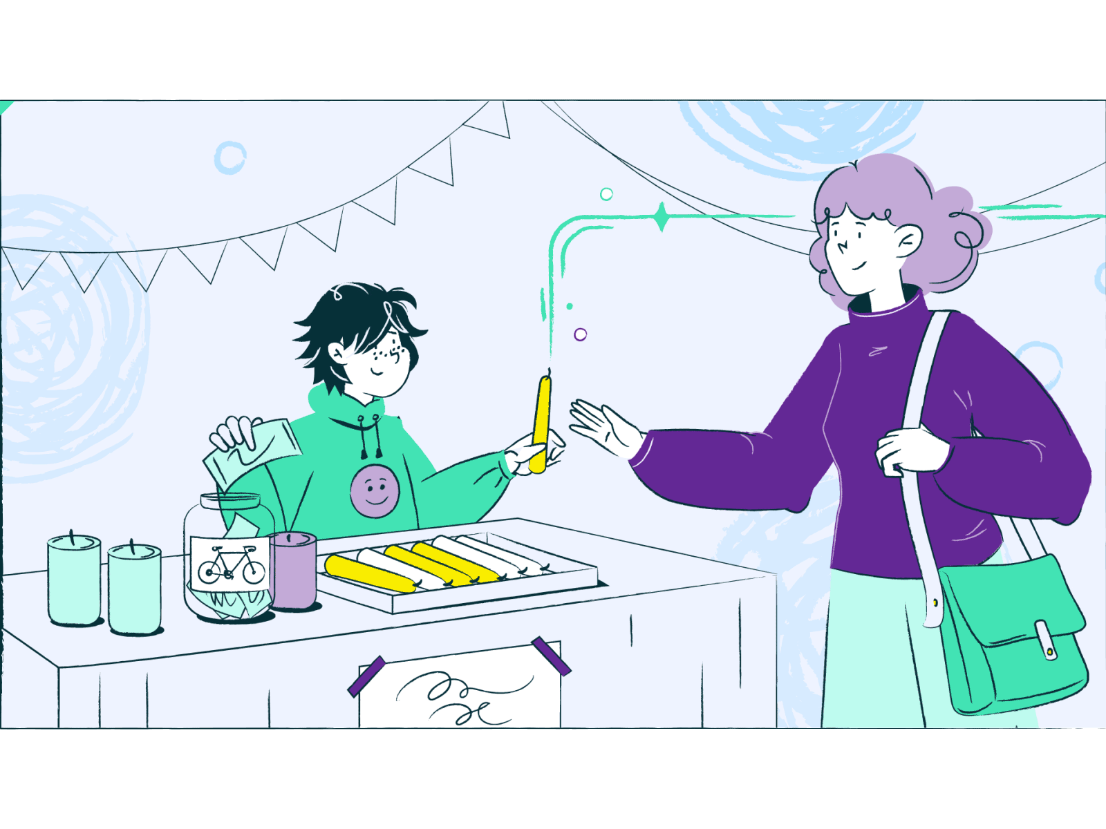 School fair by Nadira Filatova on Dribbble