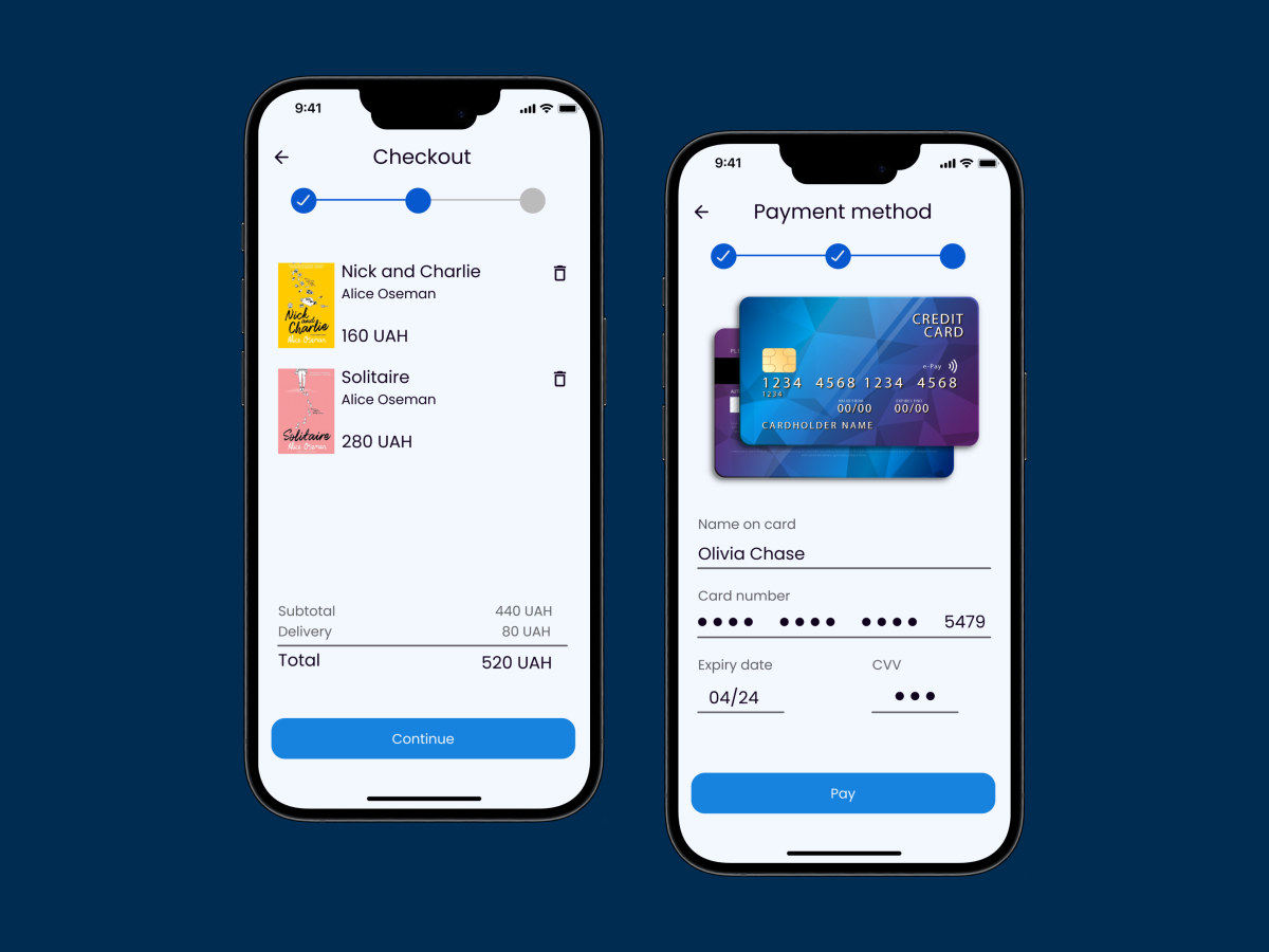 Daily UI #2 Credit card checkout page by Polina on Dribbble
