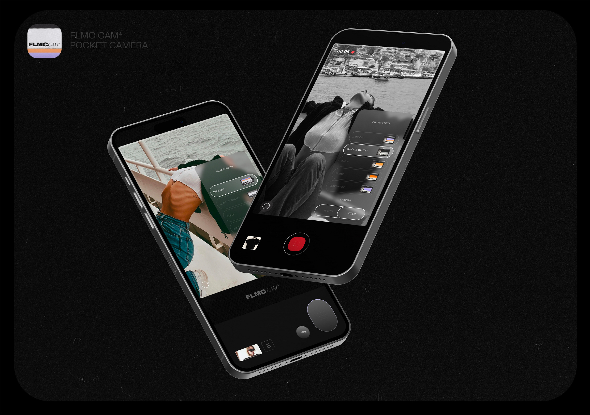 FLMC - Film Camera, Mobile app design by Demid Druz on Dribbble