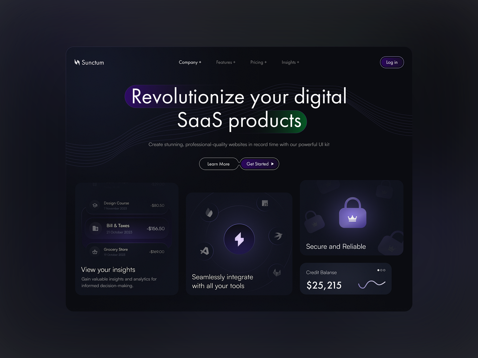 SaaS Landing Page by Levi Wilson for QClay on Dribbble