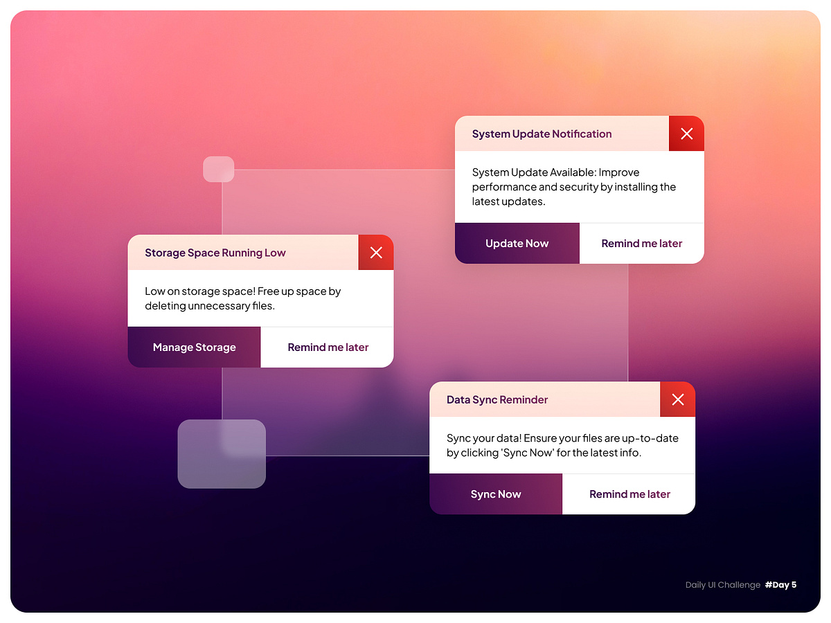 Popup Window Design by Kristina Papakina on Dribbble