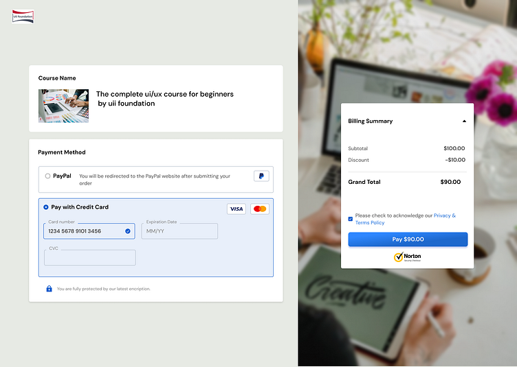 Online Course Checkout By Md Tanveerul Islam On Dribbble