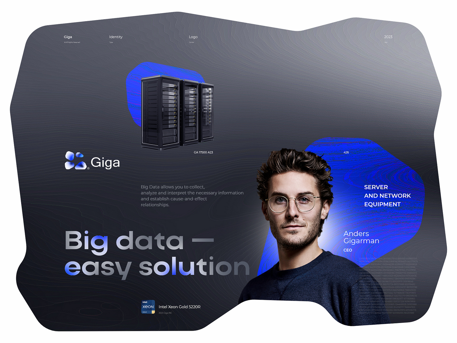 Giga / IT / Identity by Maxim Nilov on Dribbble