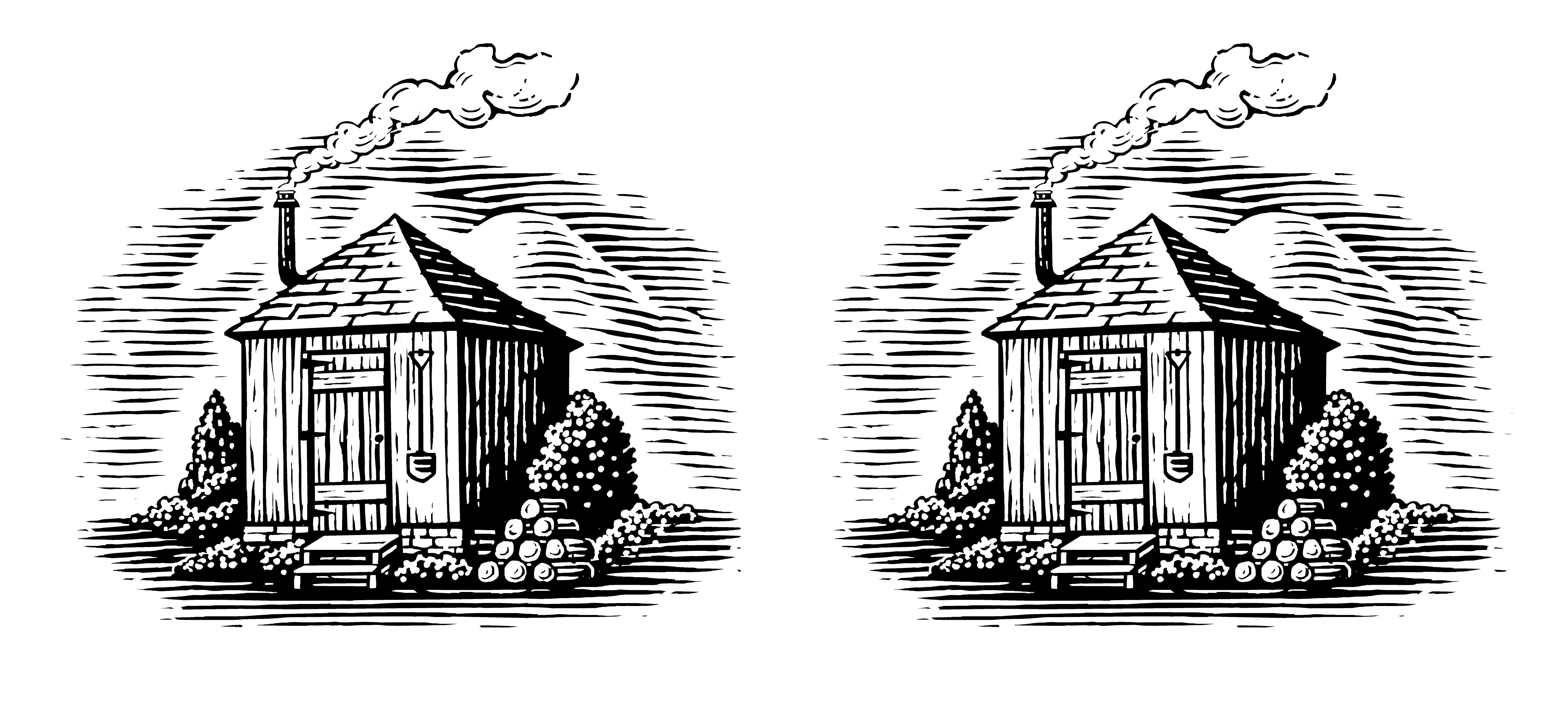 Colonial Smokehouse Label Illustrated by Steven Noble by Steven Noble ...