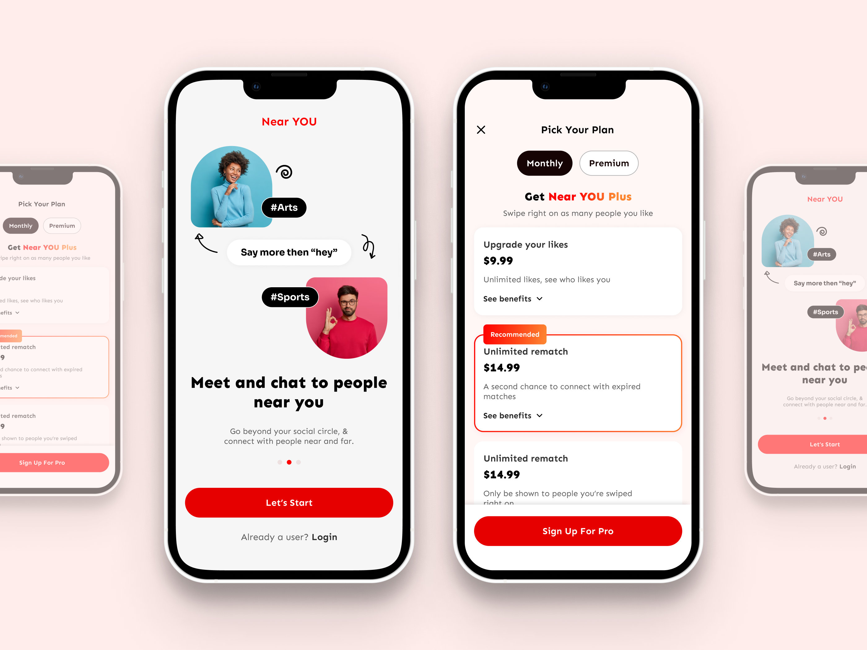 Dating App Design | Plan Page UI Design by Kesavan V on Dribbble