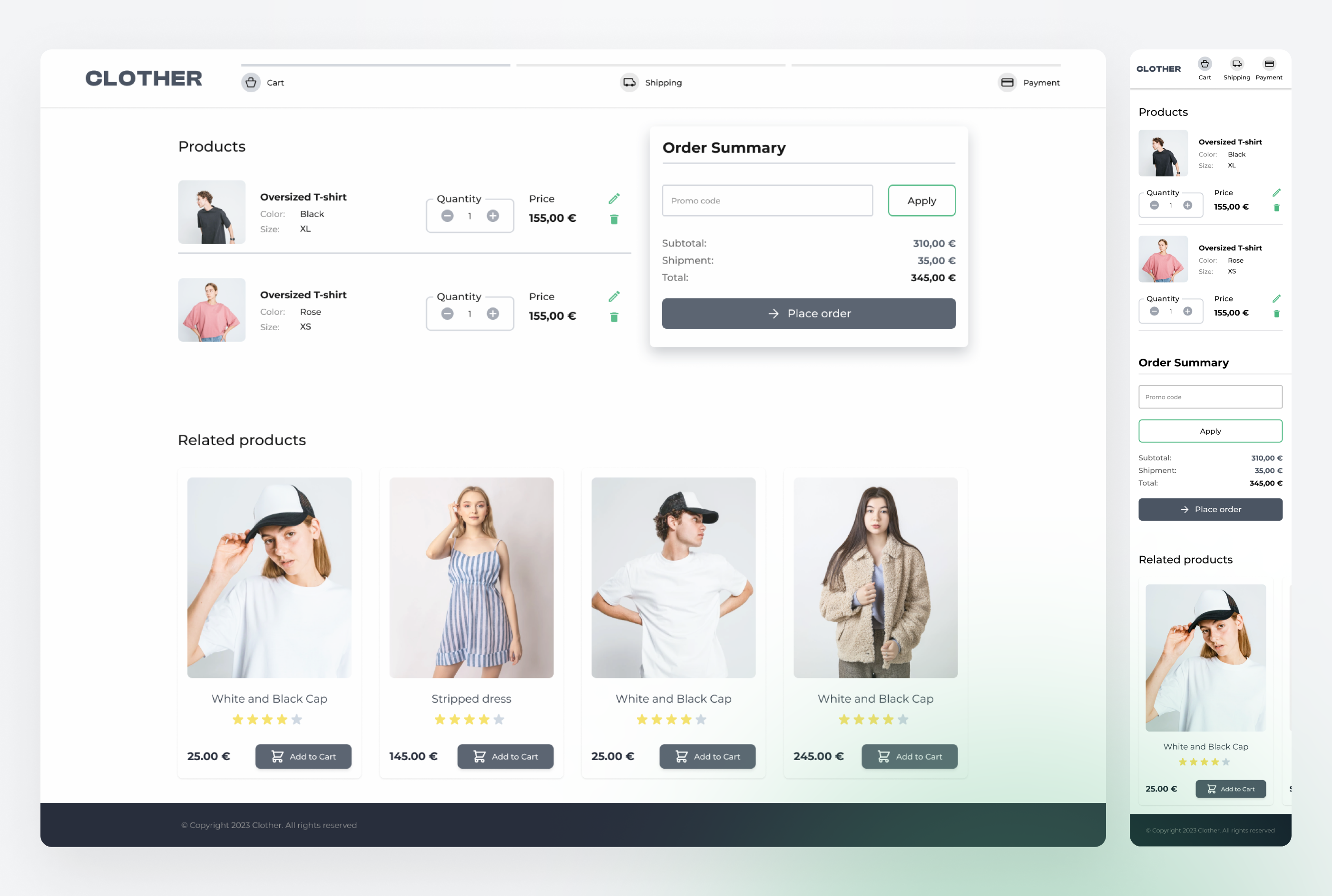 ClawRock Checkout Expierience by Clawrock on Dribbble