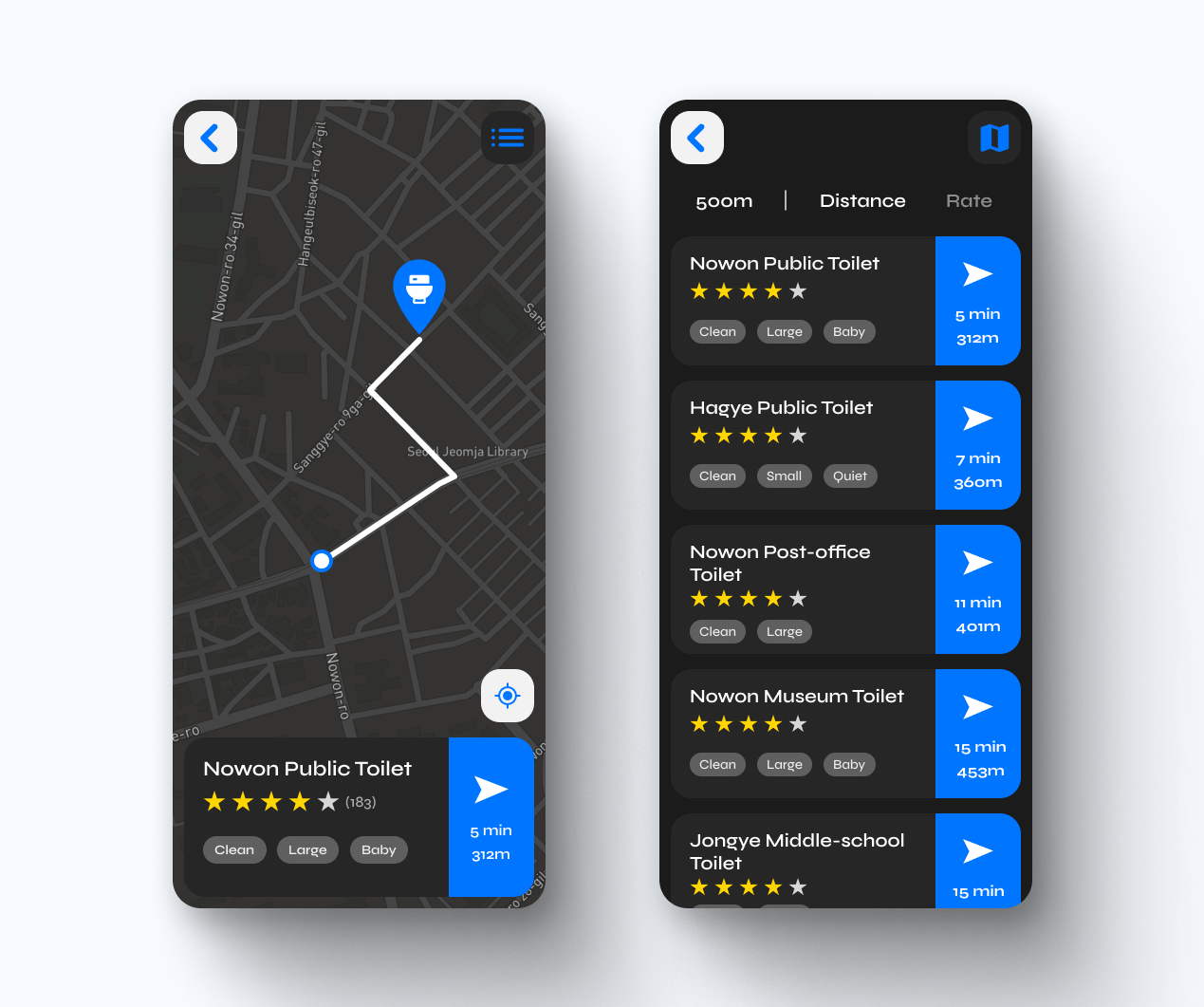 Daily UI Challenge 020 :: Location by Heok-Jin Kwon on Dribbble