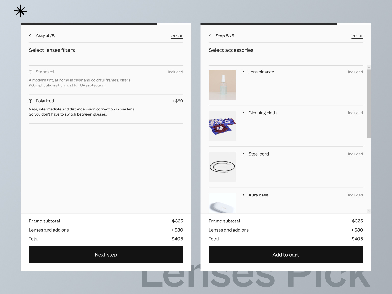 Aura - Lenses Pick Steps by Fedi Chaouch on Dribbble